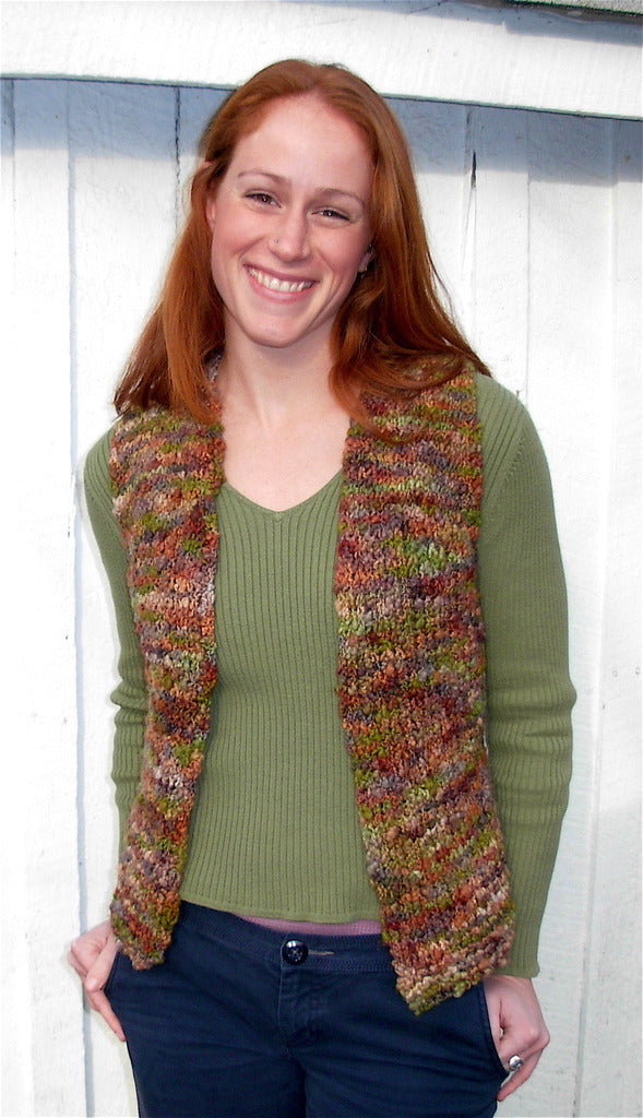 Slubby Nubby Vest Pattern – Dancing Leaf Farm